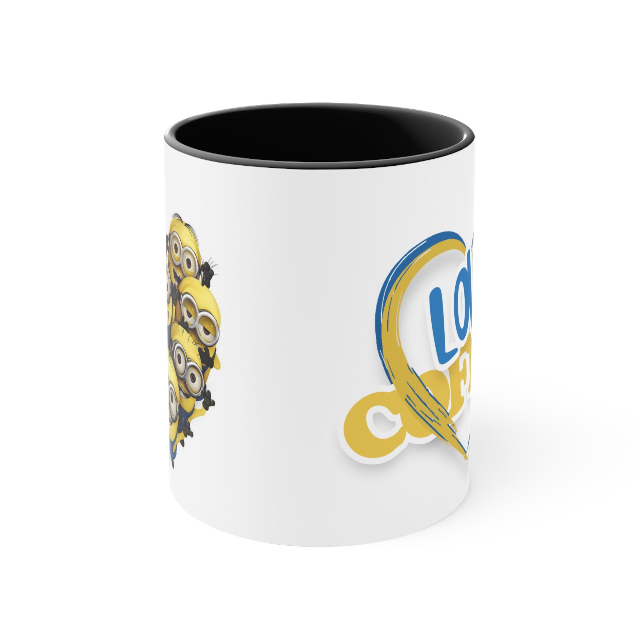 Minions Coffee Love Heart Cute Cartoon Pot Accent Coffee Mug, 11oz - Etsy
