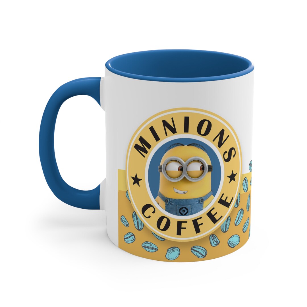 Minions Coffee Chibi Cartoon Pot Accent Coffee Mug, 11oz - Etsy