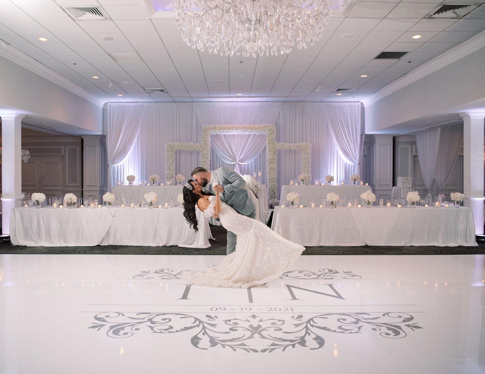 Personalized Wedding Vinyl Decals | Dance Floor Decal | Vinyl Floor ...