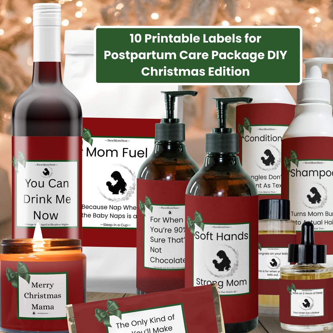 Printable Gift Labels for Christmas Gift I Christmas Tag Printables ...