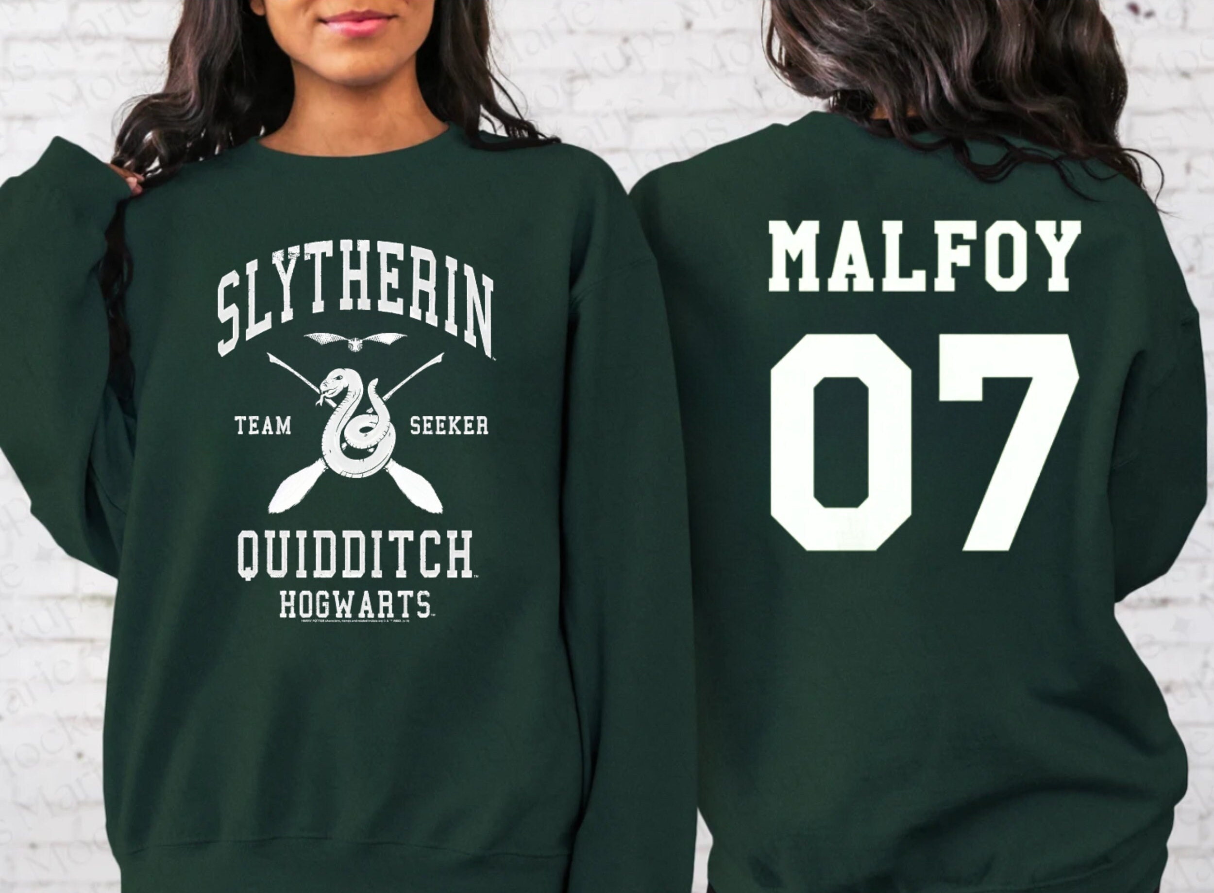 Harry Potter Slytherin Sweatshirt, Team Seeker Sweatshirt, Quidditch ...