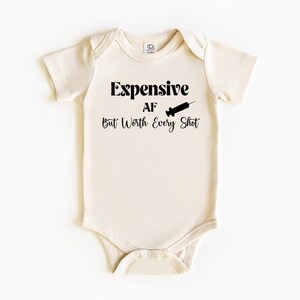 IVF Baby Onesie®, Expensive AF Funny Baby Onesie®, Natural in Vitro ...