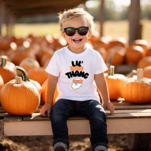 Lil Boo Thang, Newborn Halloween, Kids Halloween Shirt, 1st Halloween ...