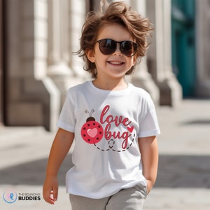 Love Bug Shirt, Kids Valentines Day Shirt, Valentines for Kids, Love ...