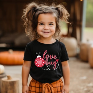 Love Bug Shirt, Kids Valentines Day Shirt, Valentines for Kids, Love ...