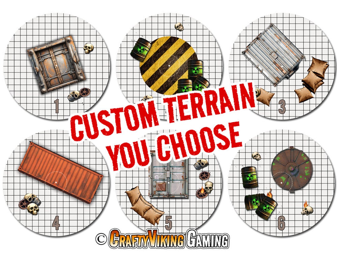 Objective Markers for Warhammer 40K / Age of Sigmar - 7.57" CUSTOM ...