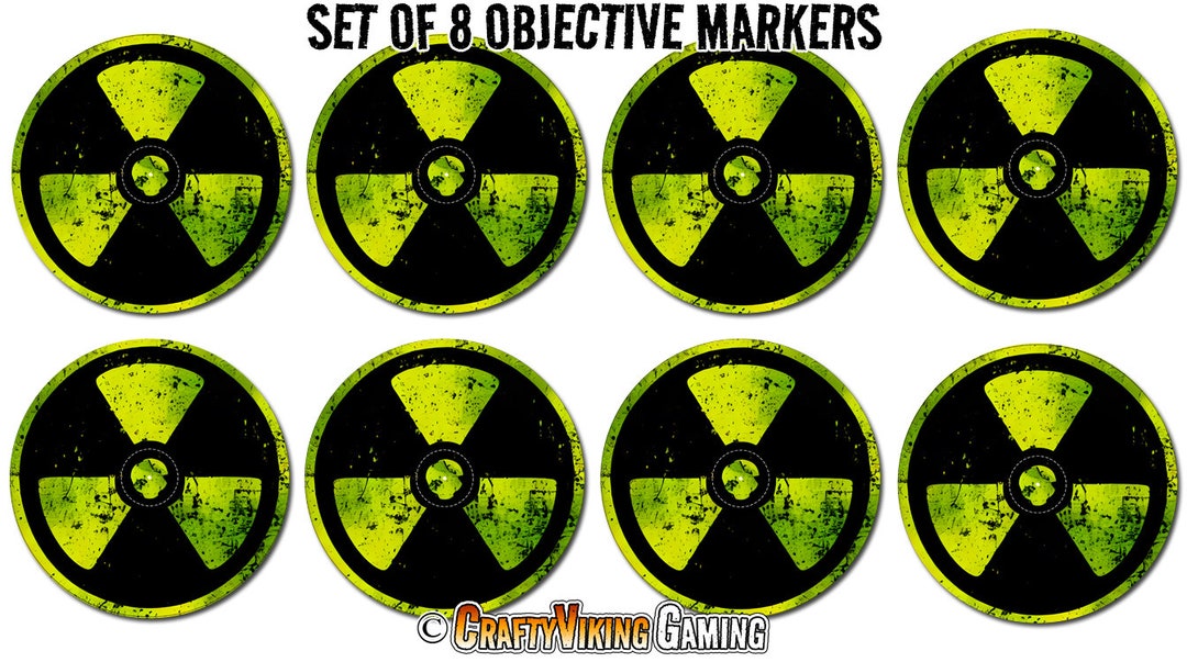 Objective Markers set of 8 for Age of Sigmar 4th Edition Aos 7.57 ...