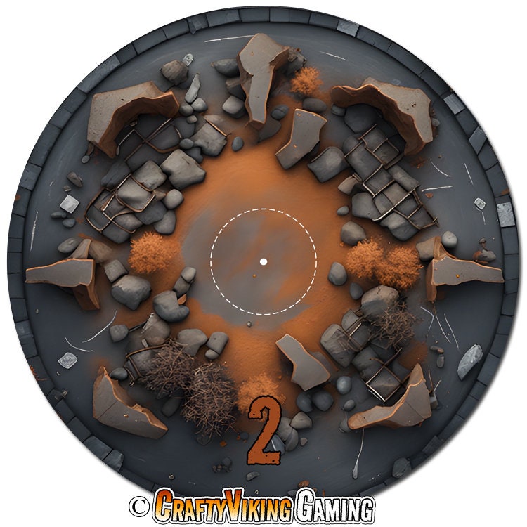 Objective Markers for Warhammer 40K / Age of Sigmar 4th 7.57 IRON MINE ...