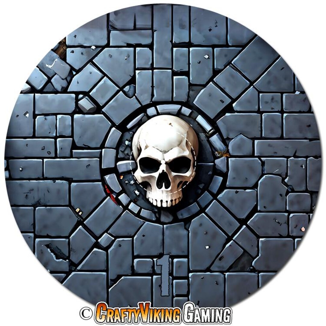 Objective Markers for Warhammer 40K / Age of Sigmar 4th - 7.57" DUNGEON ...