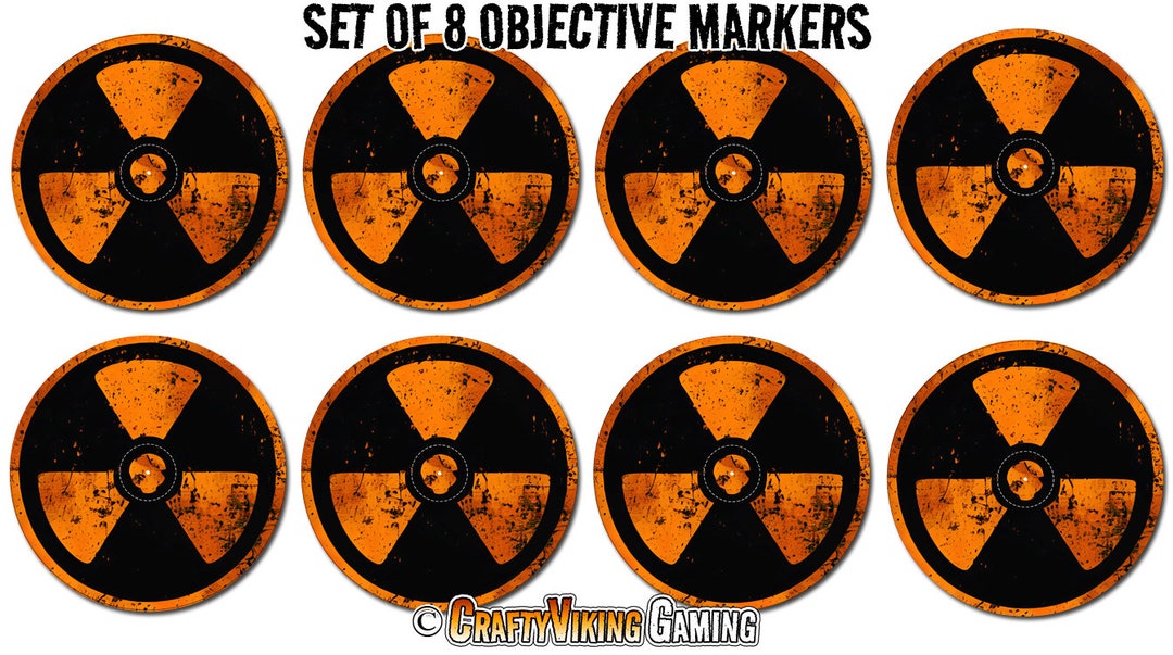 Objective Markers (set of 8) for Age of Sigmar 4th Edition Aos - 7.57 ...