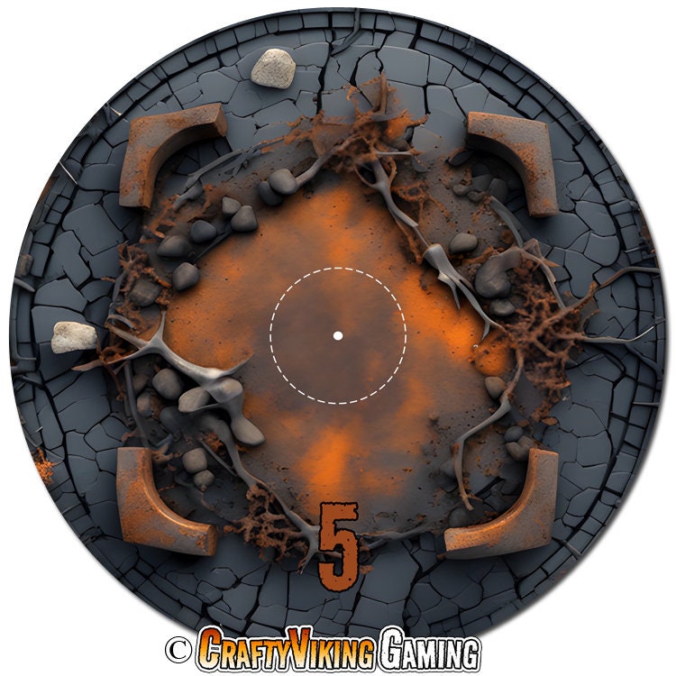 Objective Markers for Warhammer 40K / Age of Sigmar 4th 7.57 IRON MINE ...