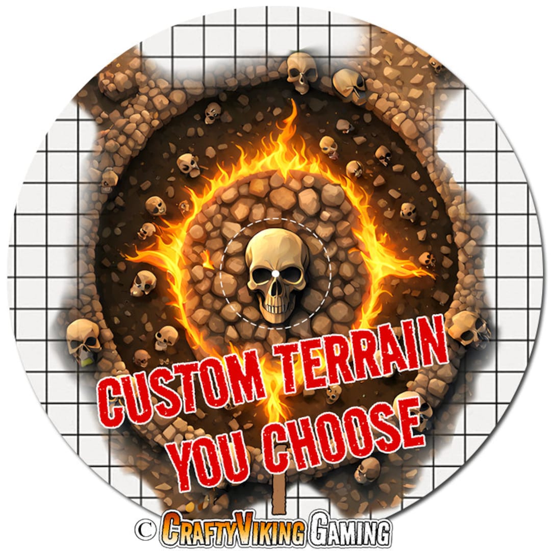 Objective Markers for Warhammer 40K / Age of Sigmar 4th - 7.57" YOU ...