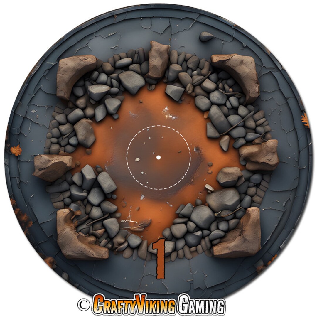 Objective Markers for Warhammer 40K / Age of Sigmar 4th 7.57 IRON MINE ...