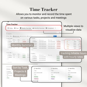 Notion Template Work Planner Notion Daily Task and Project Management ...