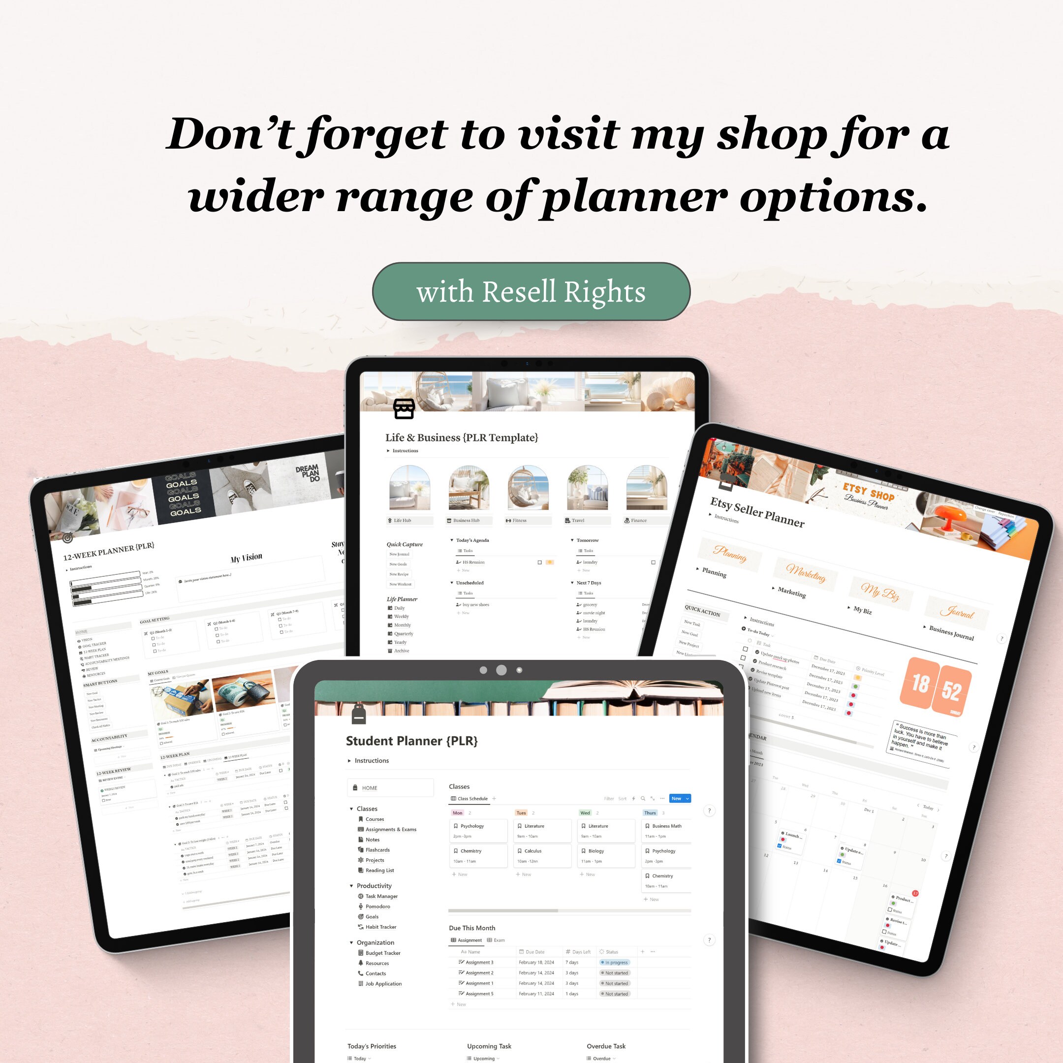Etsy Listing Mockup Photo, Notion Mockup Template Aesthetic Notion ...