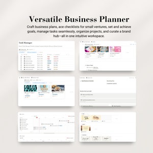 PLR Notion Business Template for Etsy Seller Planner Notion Digital ...