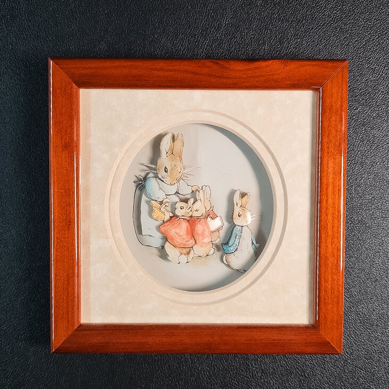 Peter Rabbit 3D John Ellam Wall Decor Découpage Nursery Wall - Etsy