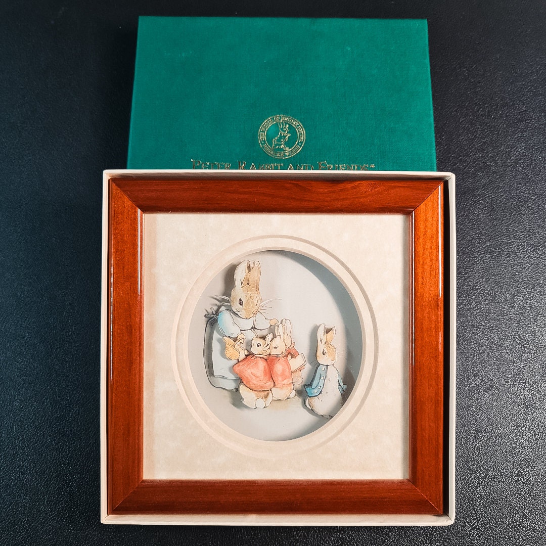 Peter Rabbit 3D John Ellam Wall Decor Découpage Nursery Wall - Etsy