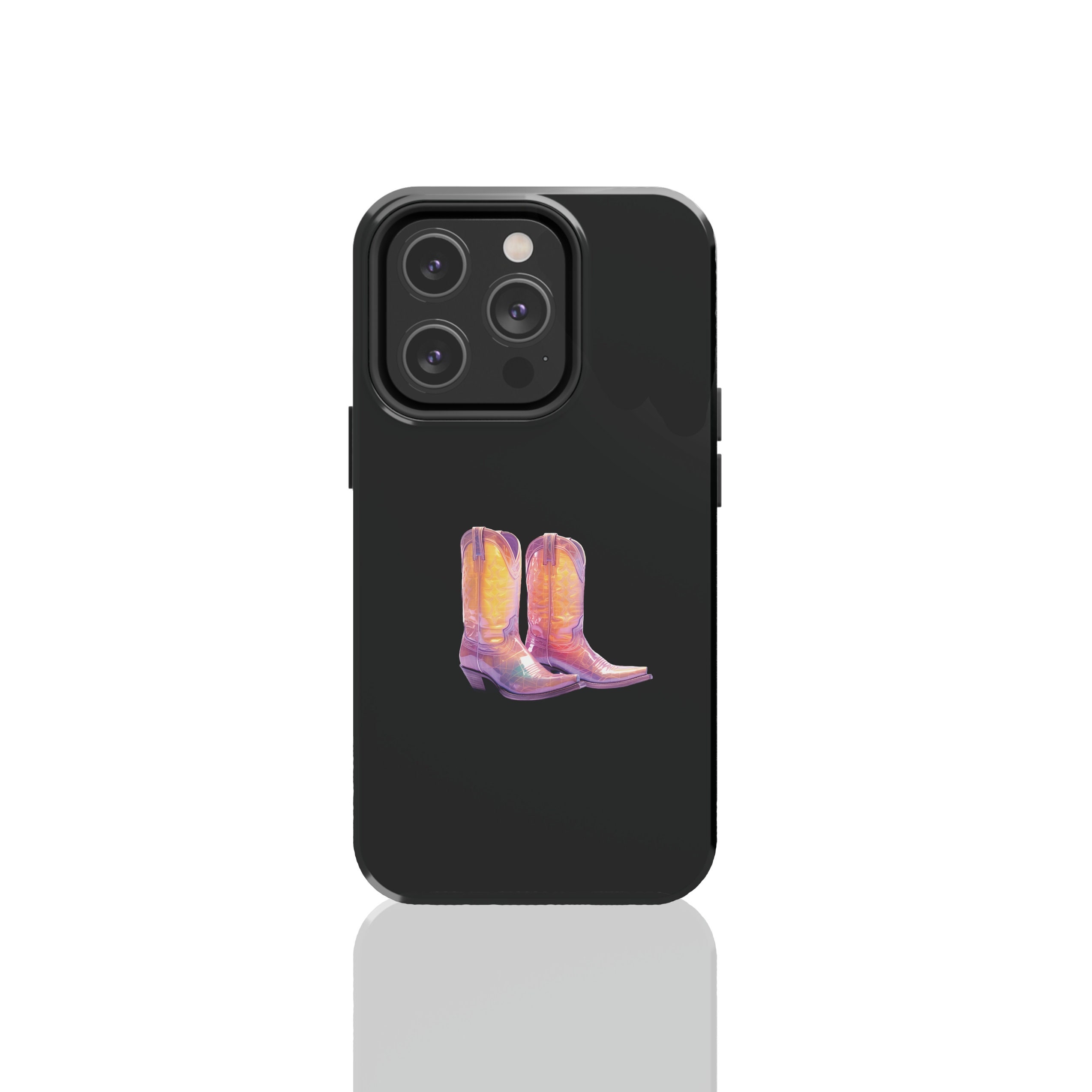 Iridescent Cowboy Boots iPhone Case iPhone 15, 14, 13, 12, 11, Pro, Max ...