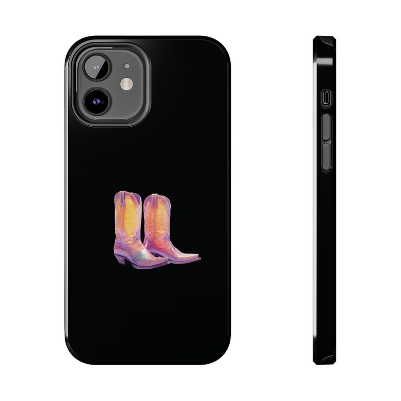 Iridescent Cowboy Boots iPhone Case iPhone 15, 14, 13, 12, 11, Pro, Max ...