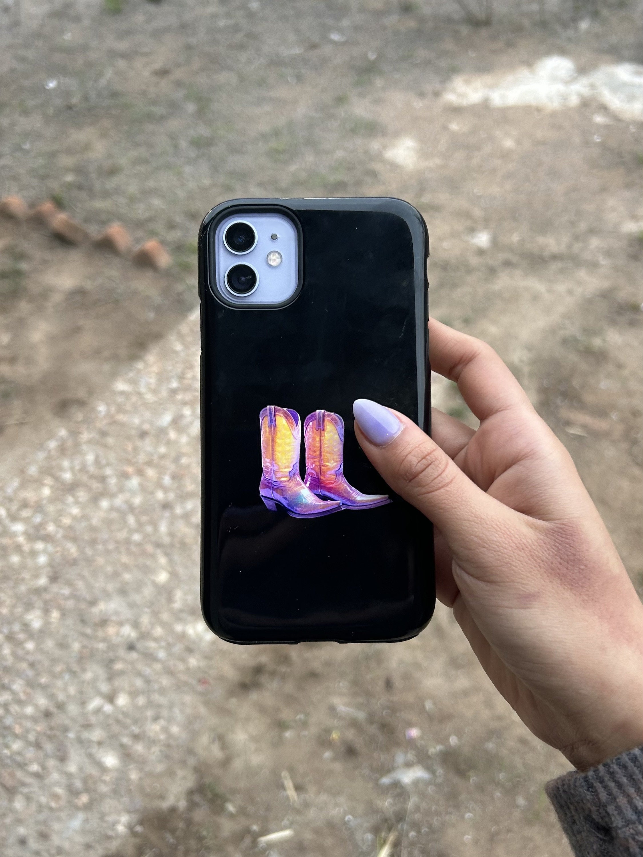 Iridescent Cowboy Boots iPhone Case iPhone 15, 14, 13, 12, 11, Pro, Max ...