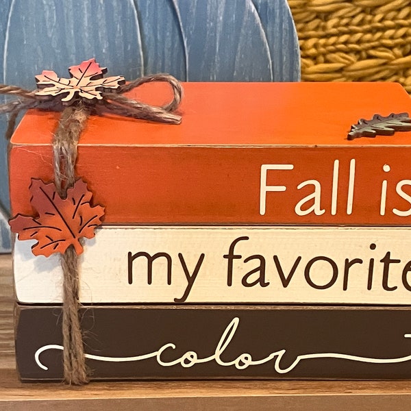 Fall Book Stack - Etsy