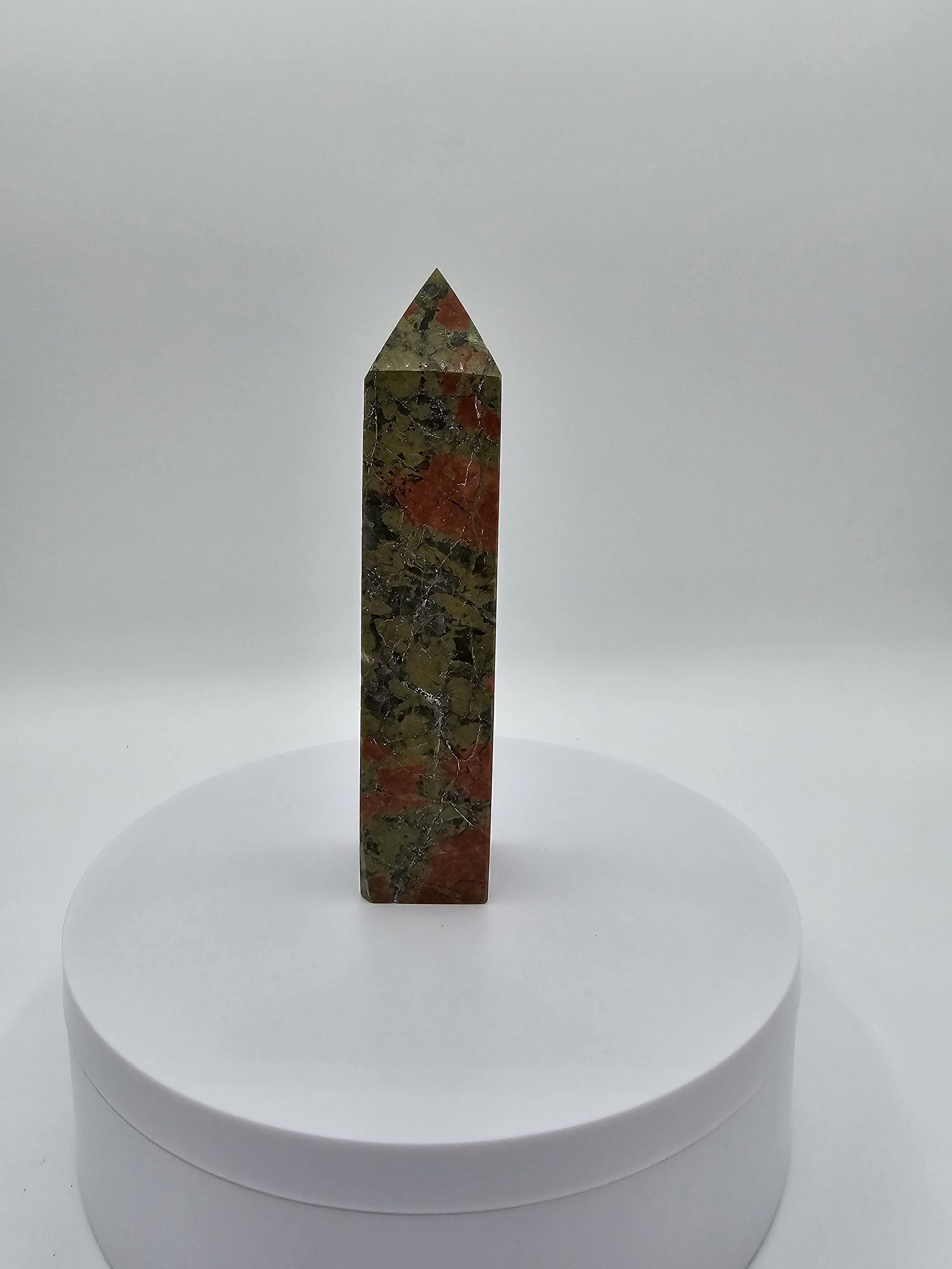 Unakite Tower, Unakite Crystal, Unakite, 264 G - Etsy