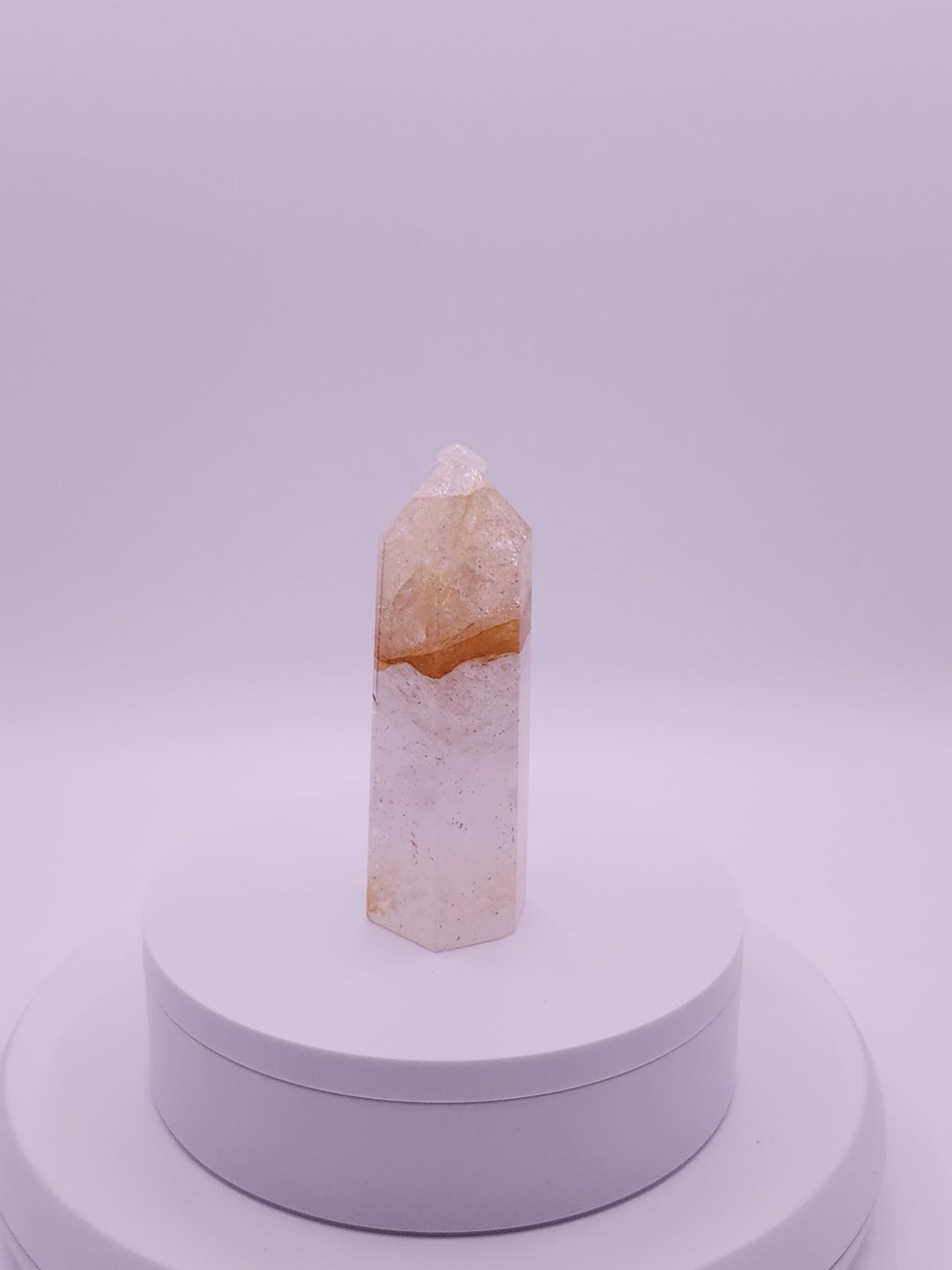 Ice Golden Healer Tower, Crystal Tower, 358 G, 5" Tall - Etsy