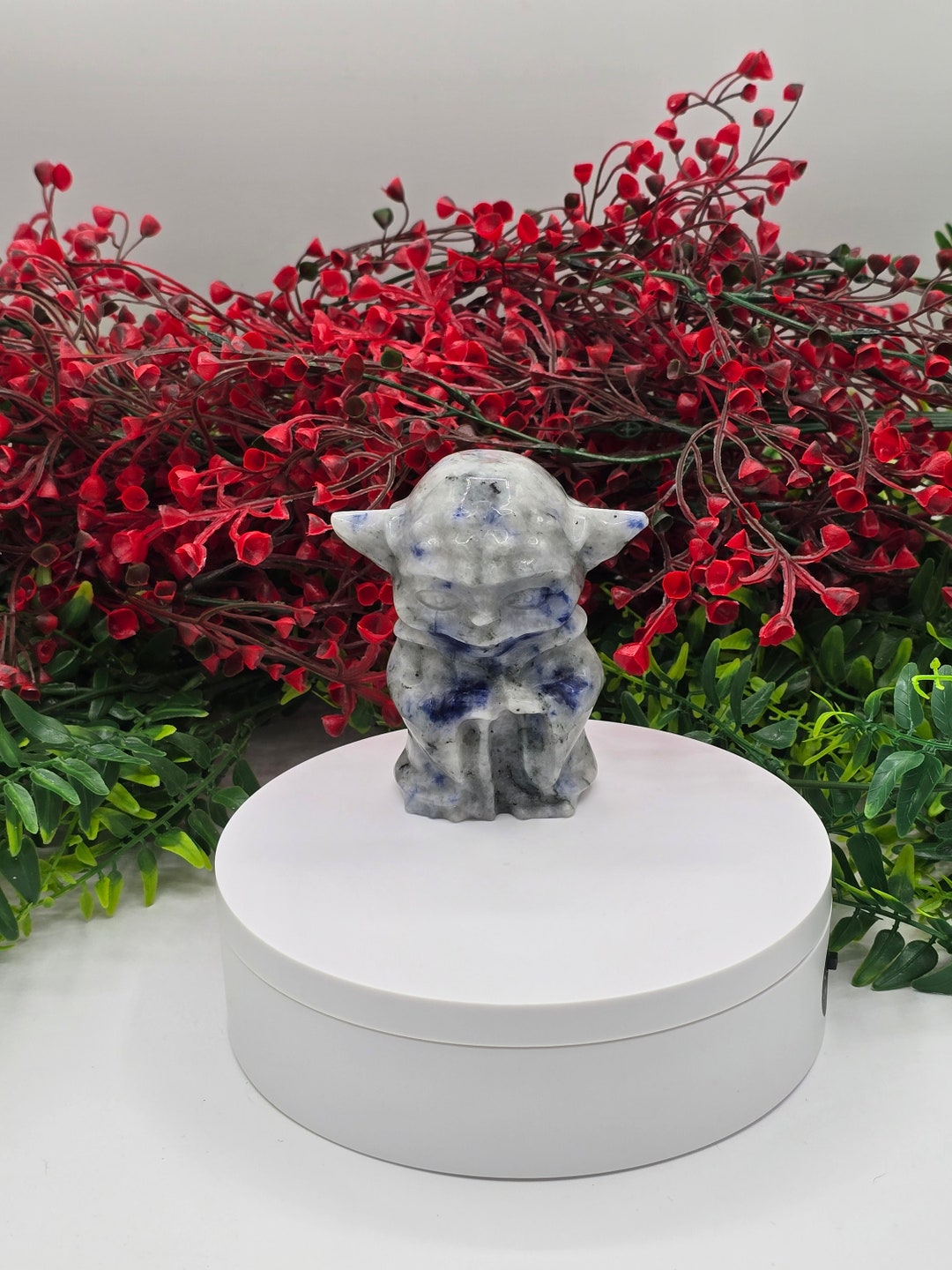 Afghanite Yoda Carving, Afghanite, Yoda, UV Reactive, 461 G - Etsy
