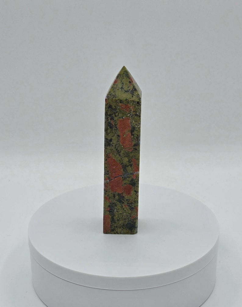 Unakite Tower, Unakite Crystal, Unakite, 264 G - Etsy
