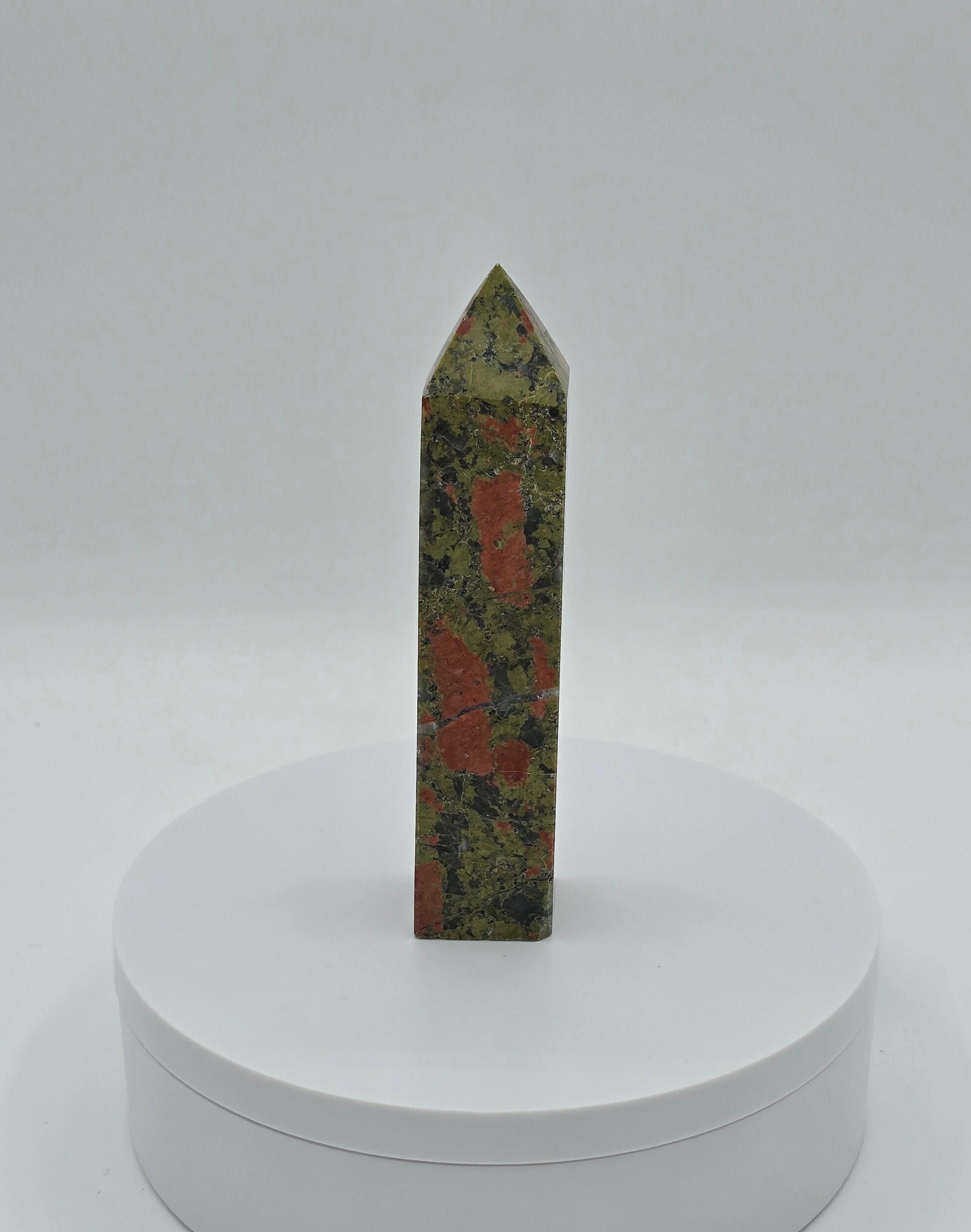 Unakite Tower, Unakite Crystal, Unakite, 264 G - Etsy