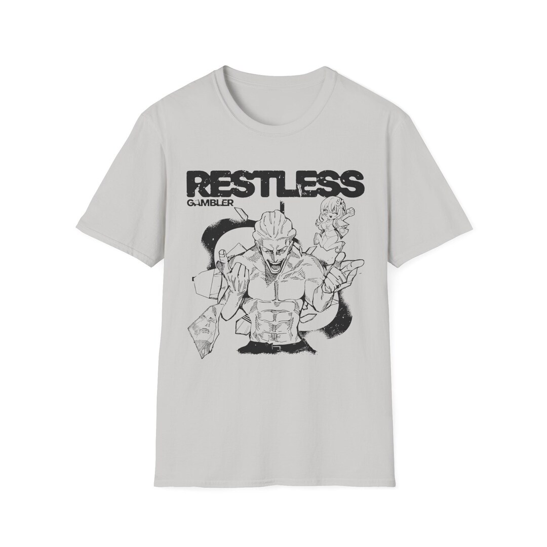 Restless Gambler Hakari T-shirt, Hakari Tshirt, Anime Shirt - Etsy