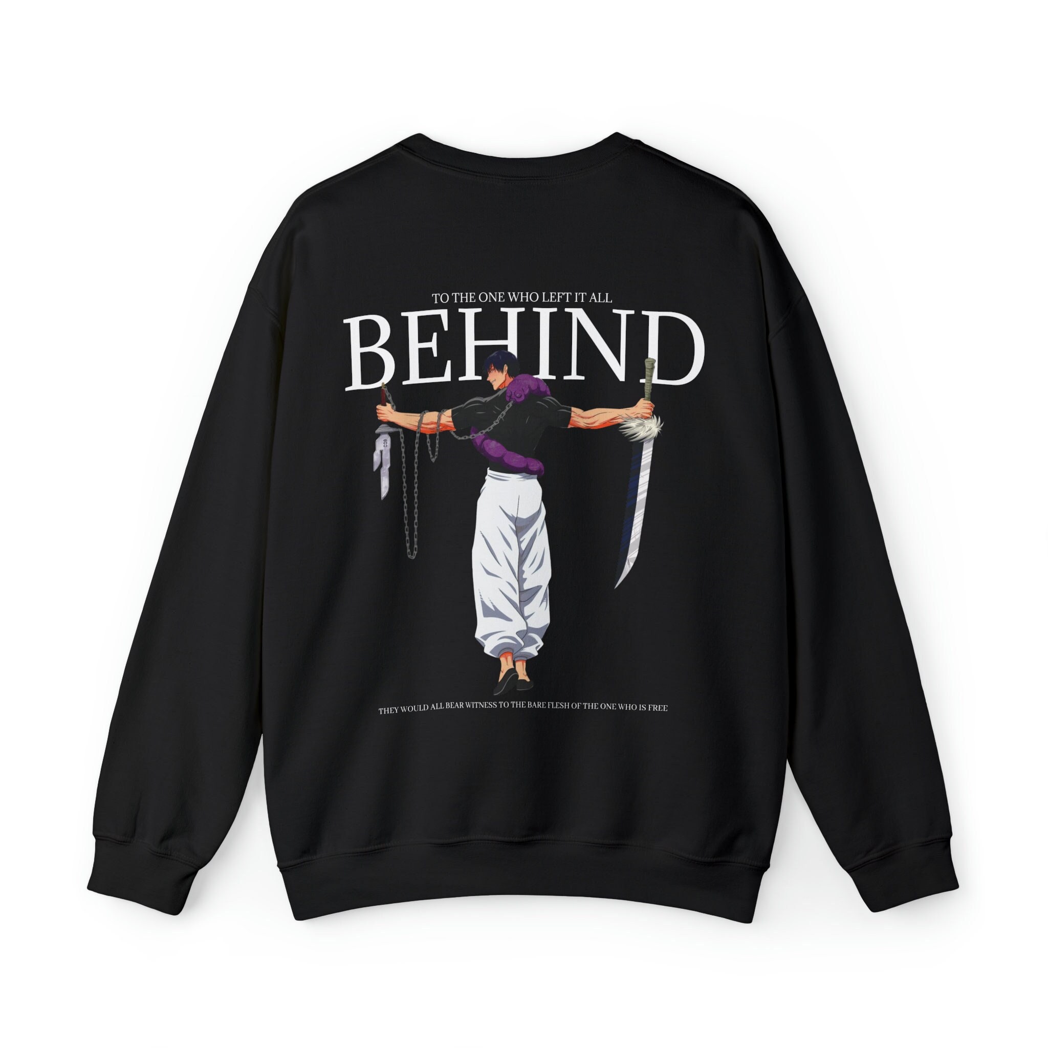 Toji Crewneck Sweatshirt JJK Sweatshirt Anime Sweatshirt - Etsy