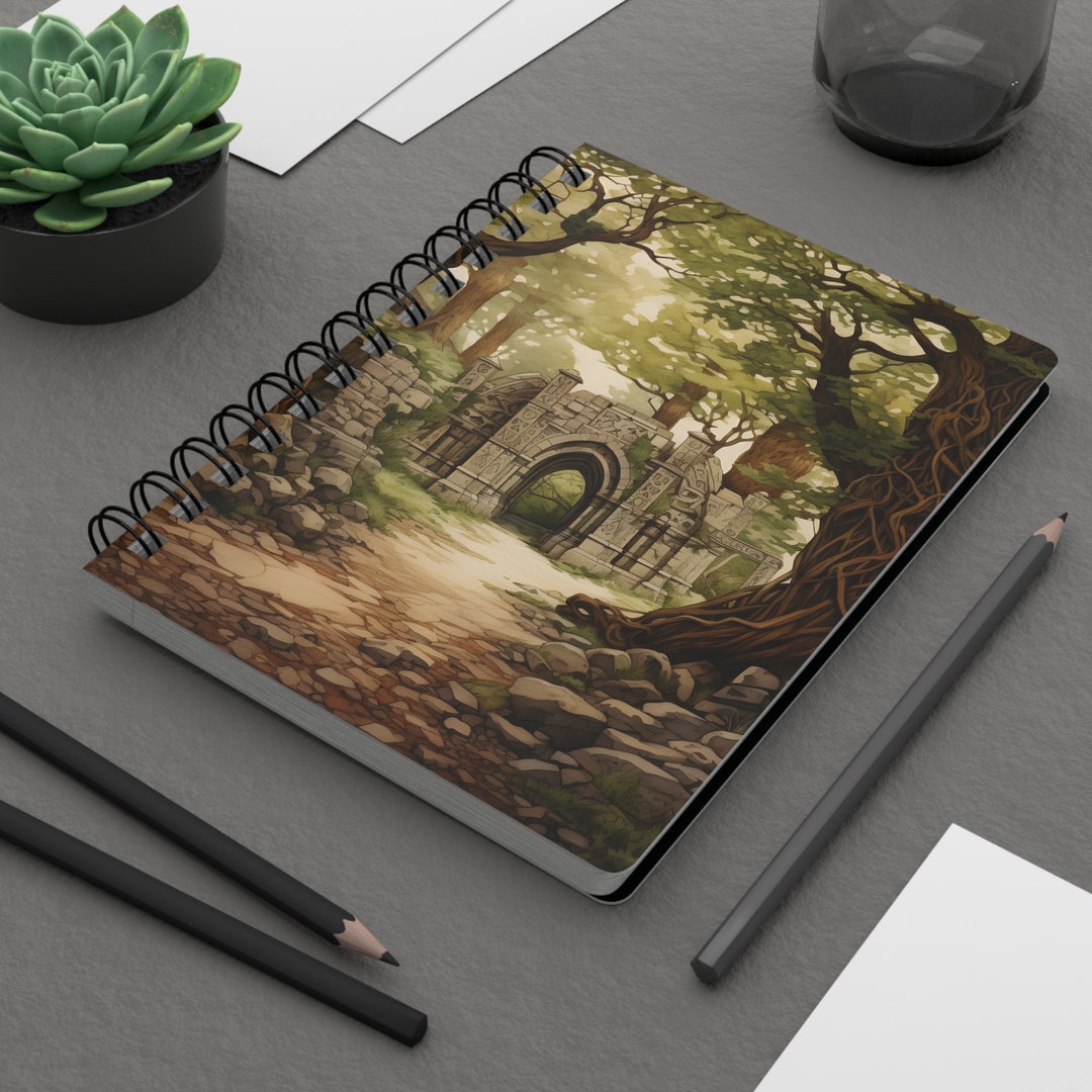 Celtic Grove Spiral Bound Journal Laminated Cover, Notebooks, Spiral ...