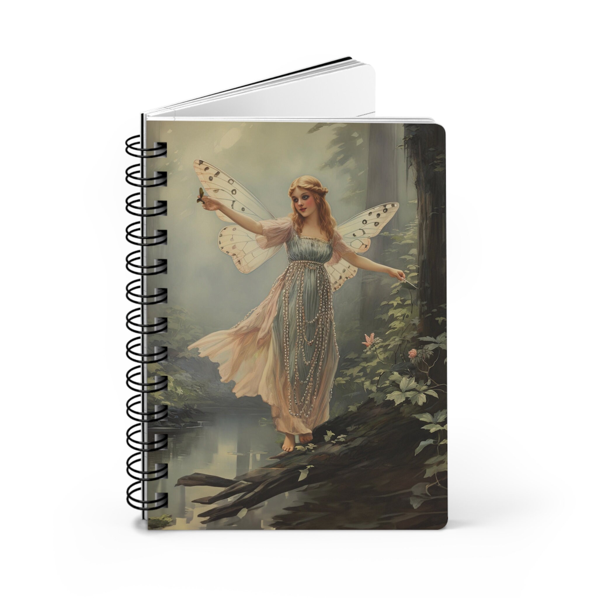 Fairy Spiral Bound Journal - Laminated Cover, Notebooks, Spiral Bound ...