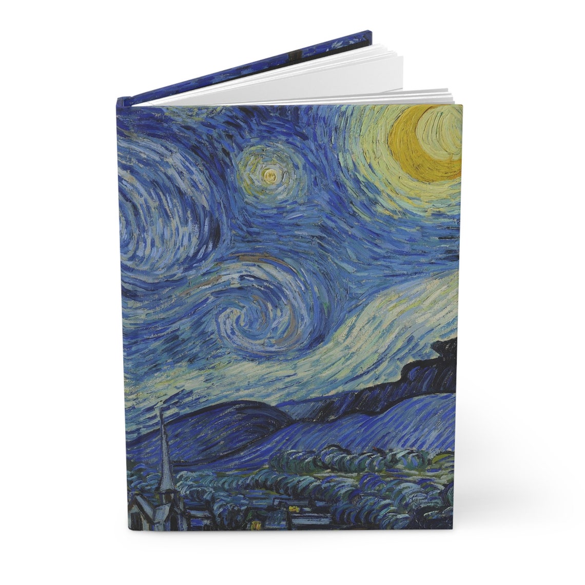 Starry Night Hardcover Journal - Starry Night Notebook, Van Gogh ...
