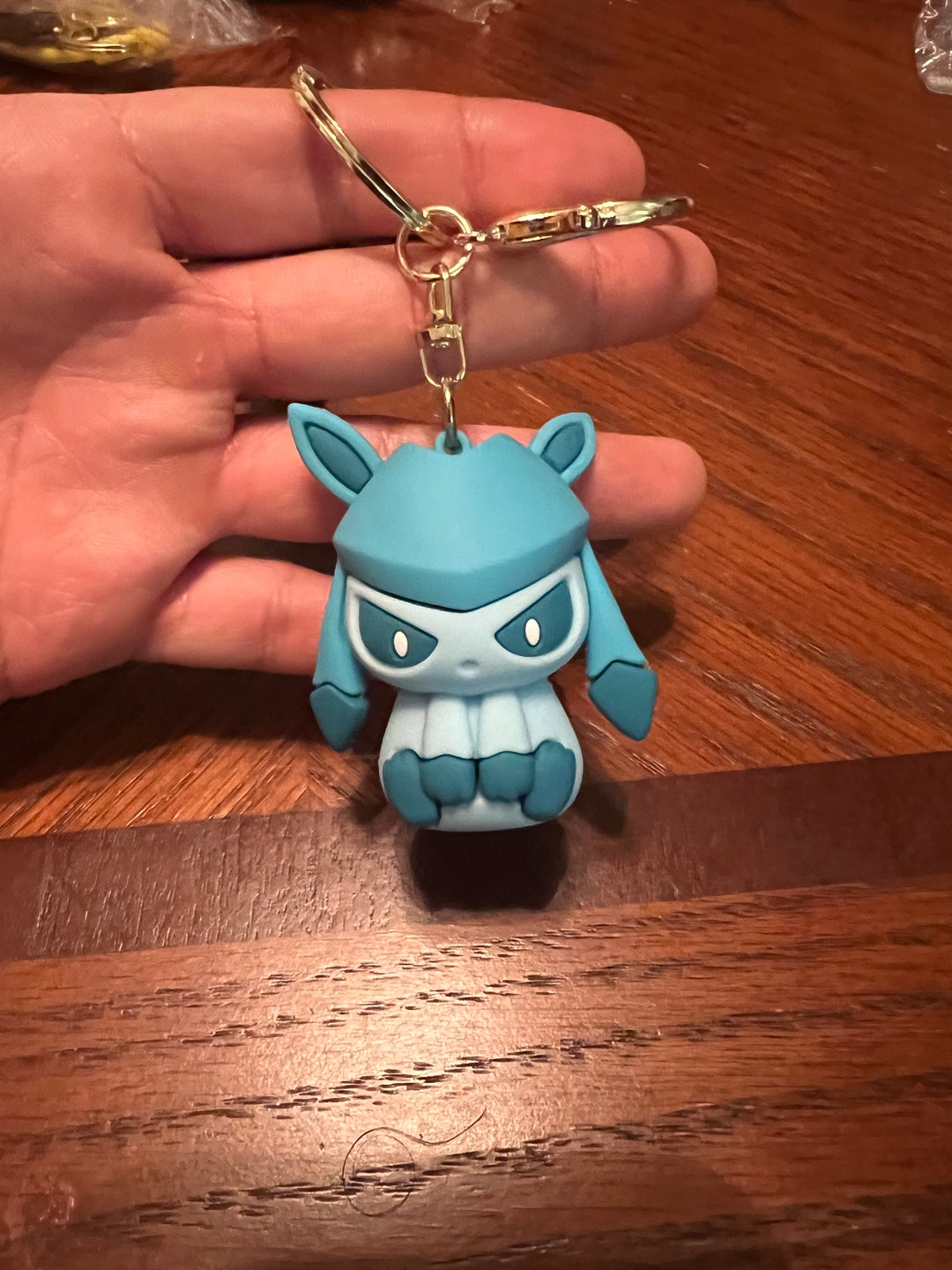 Pokémon Glaceon Keychain - Etsy