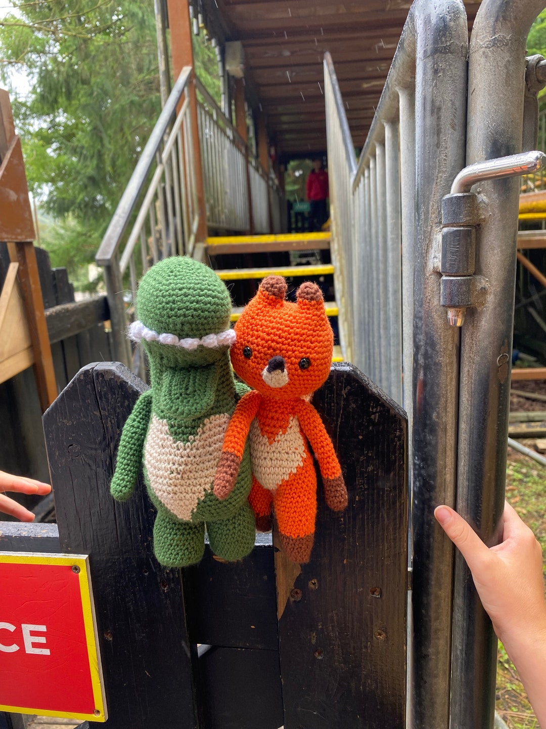 Dinosaur and Fox - Etsy