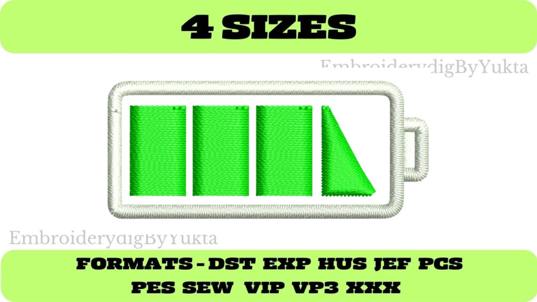 Full Energy Embroidery Design | Full Energy Dst File | Full Energy Jef ...