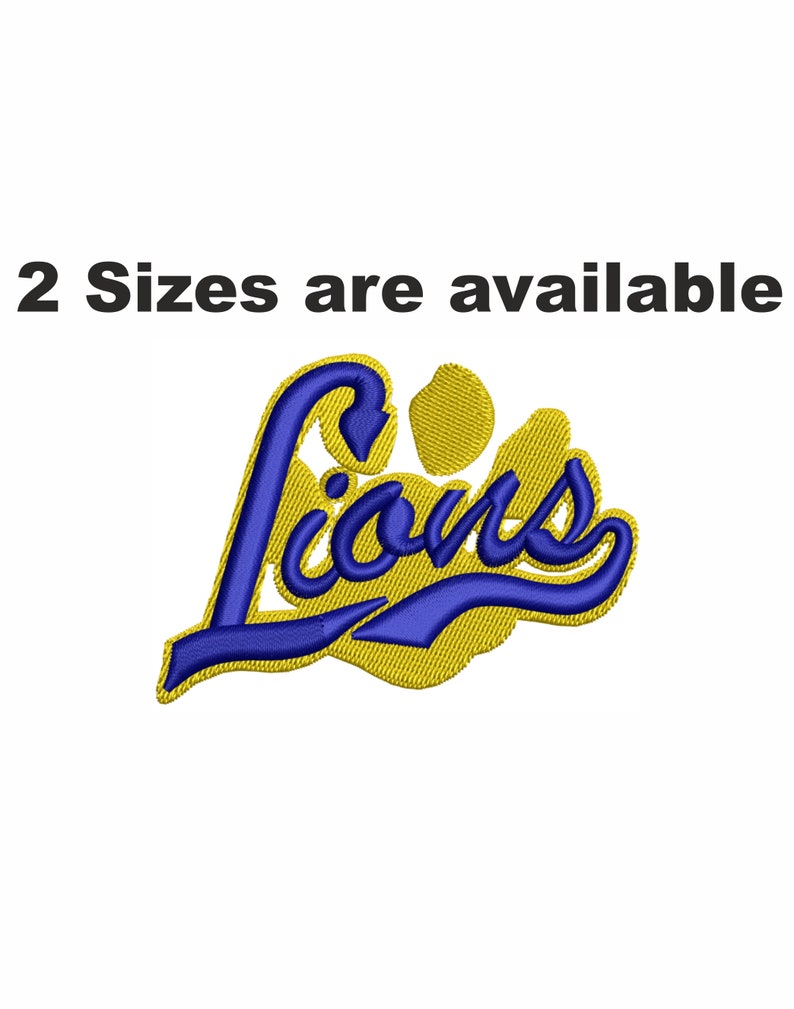 Lions Embroidery Design | Lions Dst File | Lions Jef File | Lions Pes ...