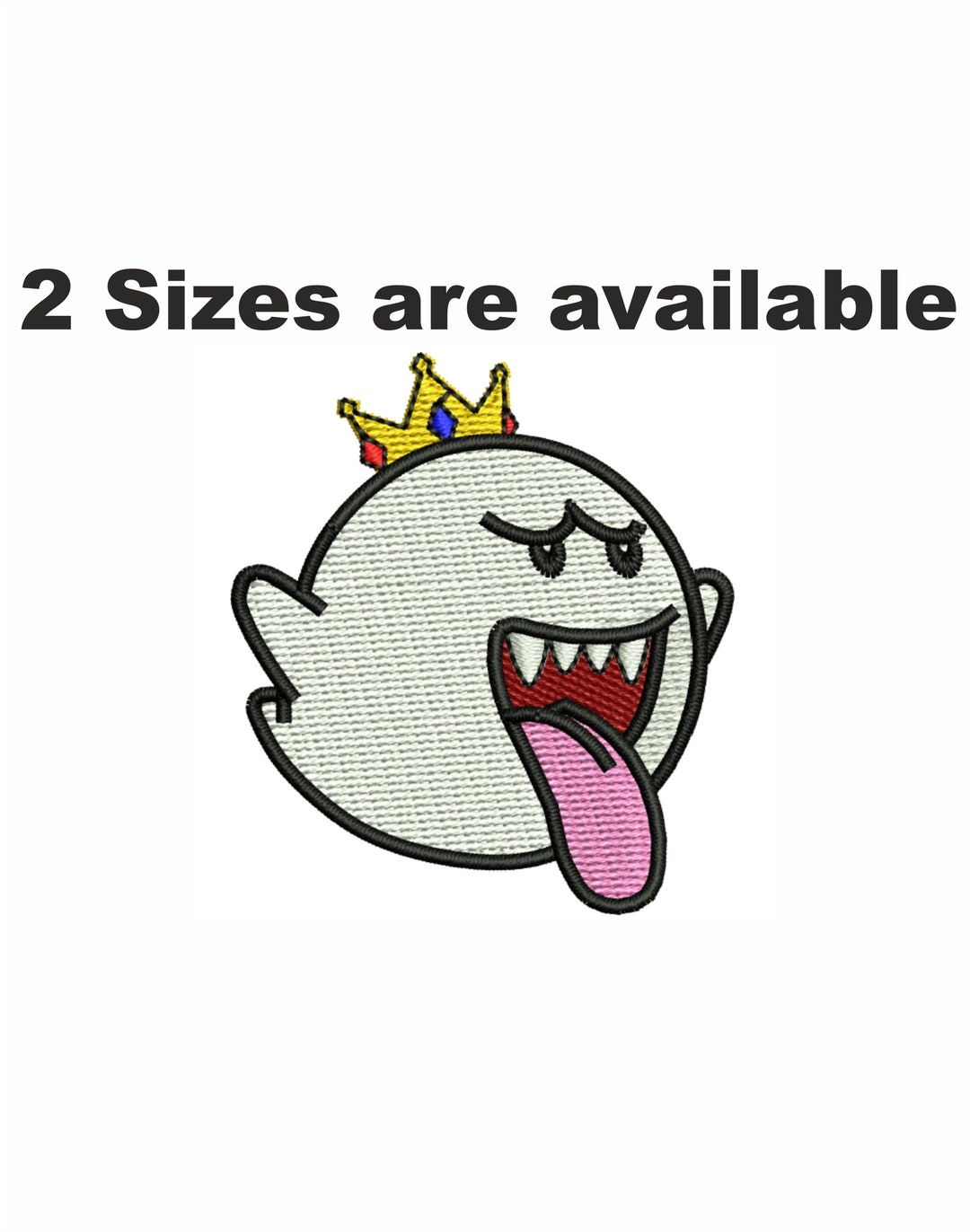 King Boo Embroidery Design | King Boo Dst File | King Boo Jef File ...