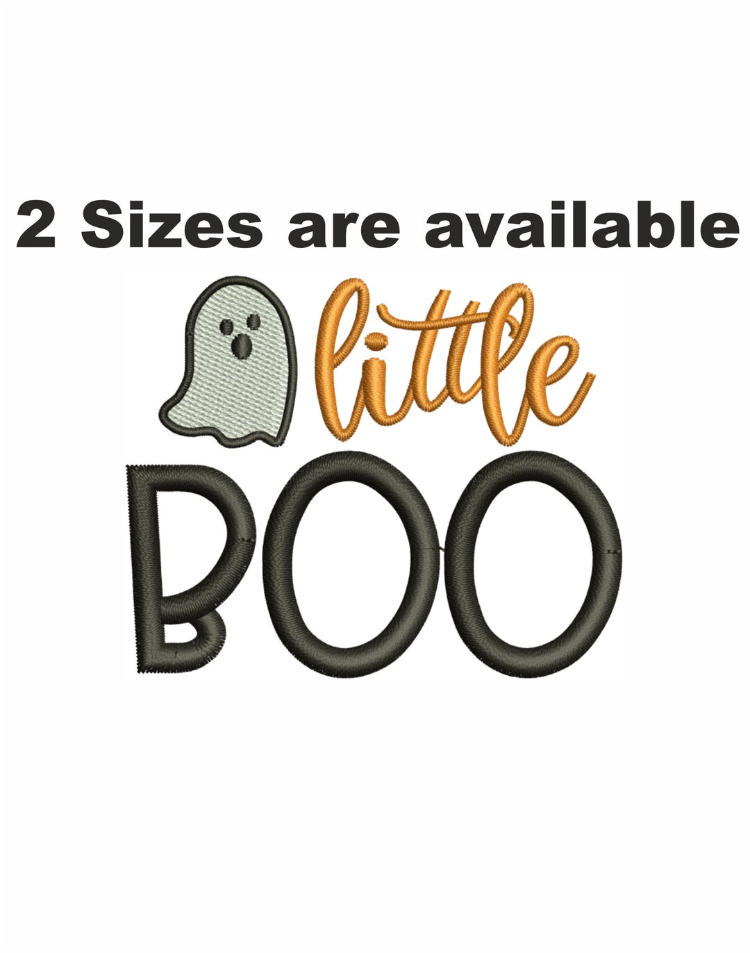 Little Boo Embroidery Design | Little Boo Dst File | Little Boo Jef ...