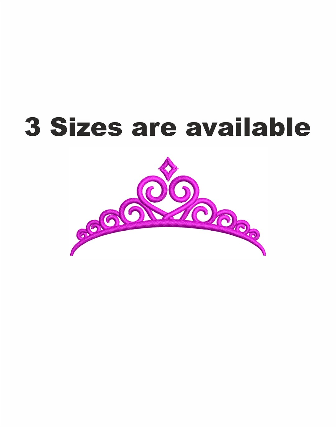 Crown Embroidery Design | Crown Dst File | Crown Jef File | Crown Pes ...
