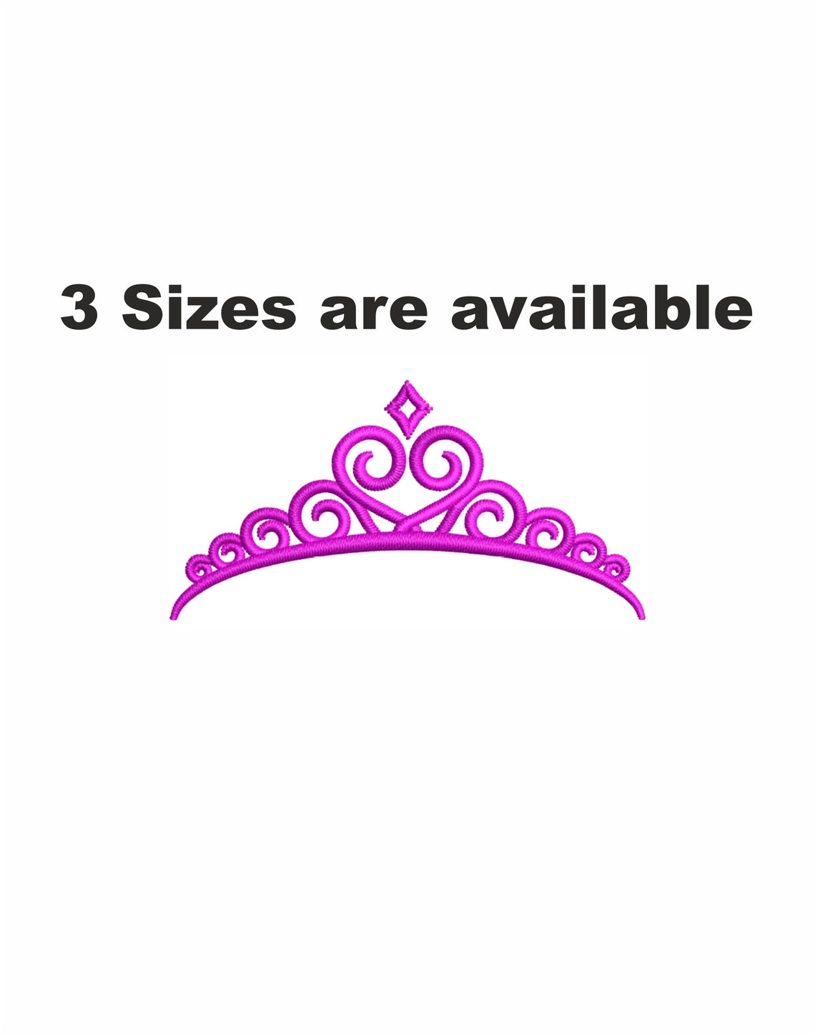 Crown Embroidery Design | Crown Dst File | Crown Jef File | Crown Pes ...