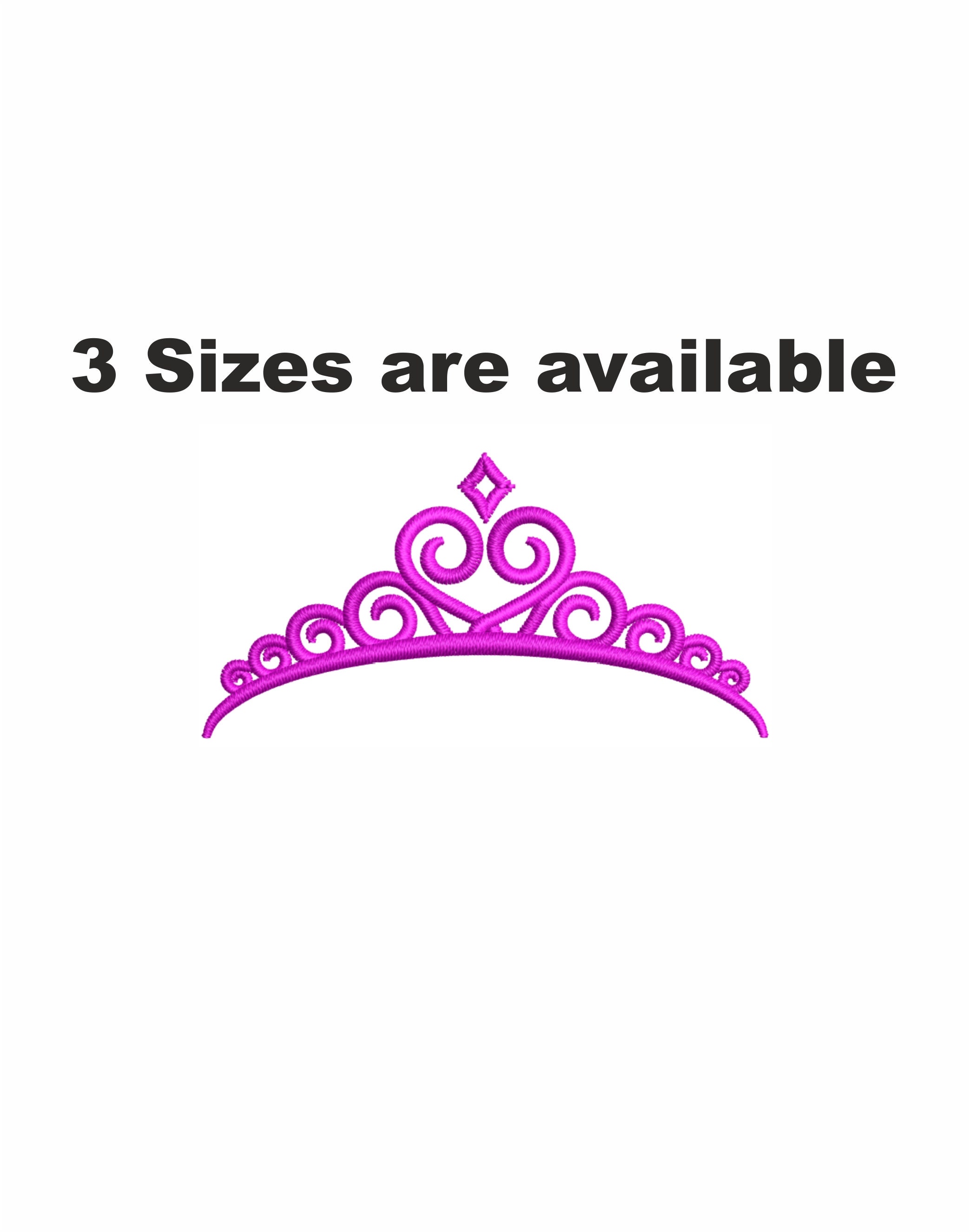 Crown Embroidery Design | Crown Dst File | Crown Jef File | Crown Pes ...