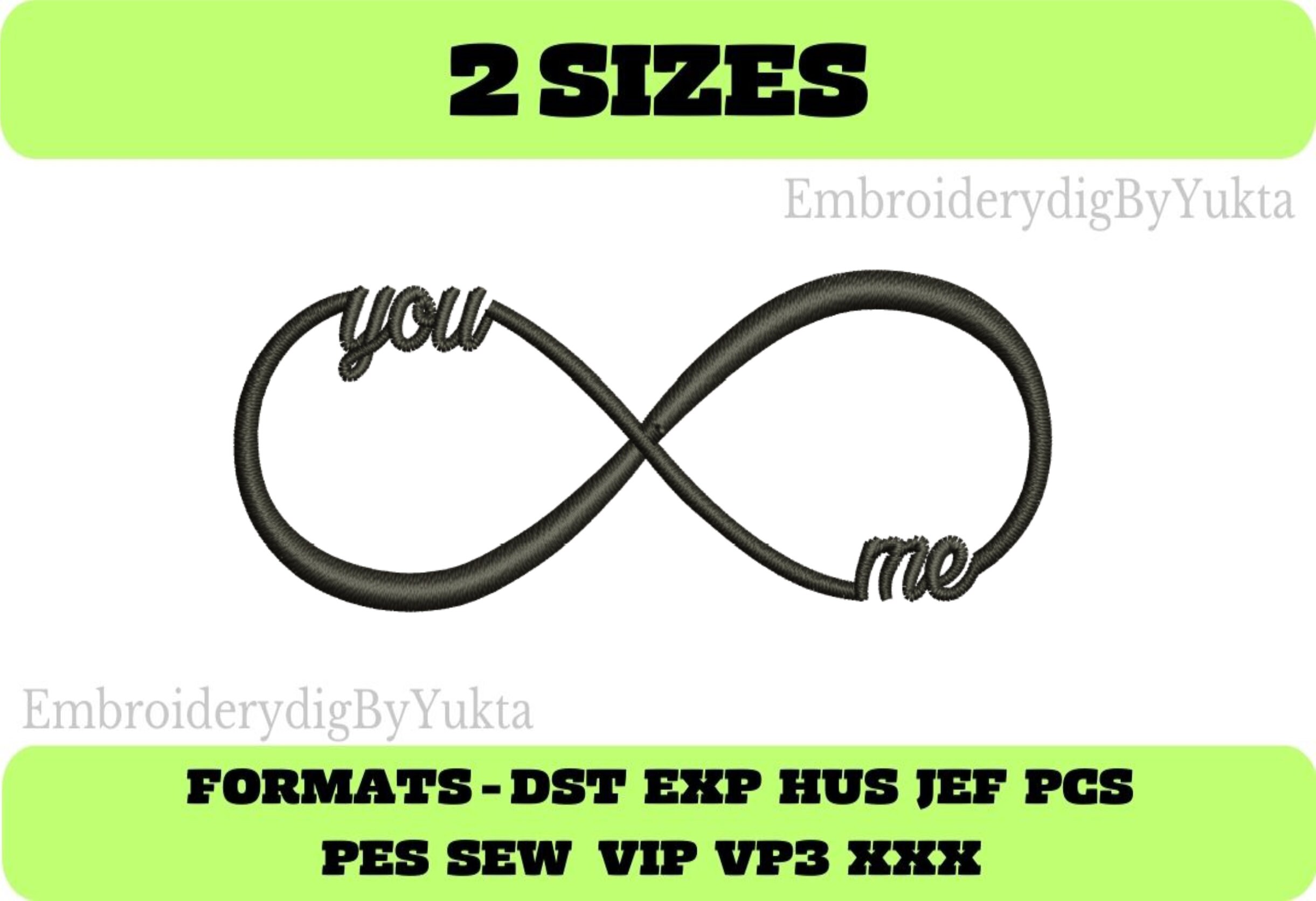 Infinity Sign Embroidery Design, Infinity Sign Pes File, Infinity Sign ...