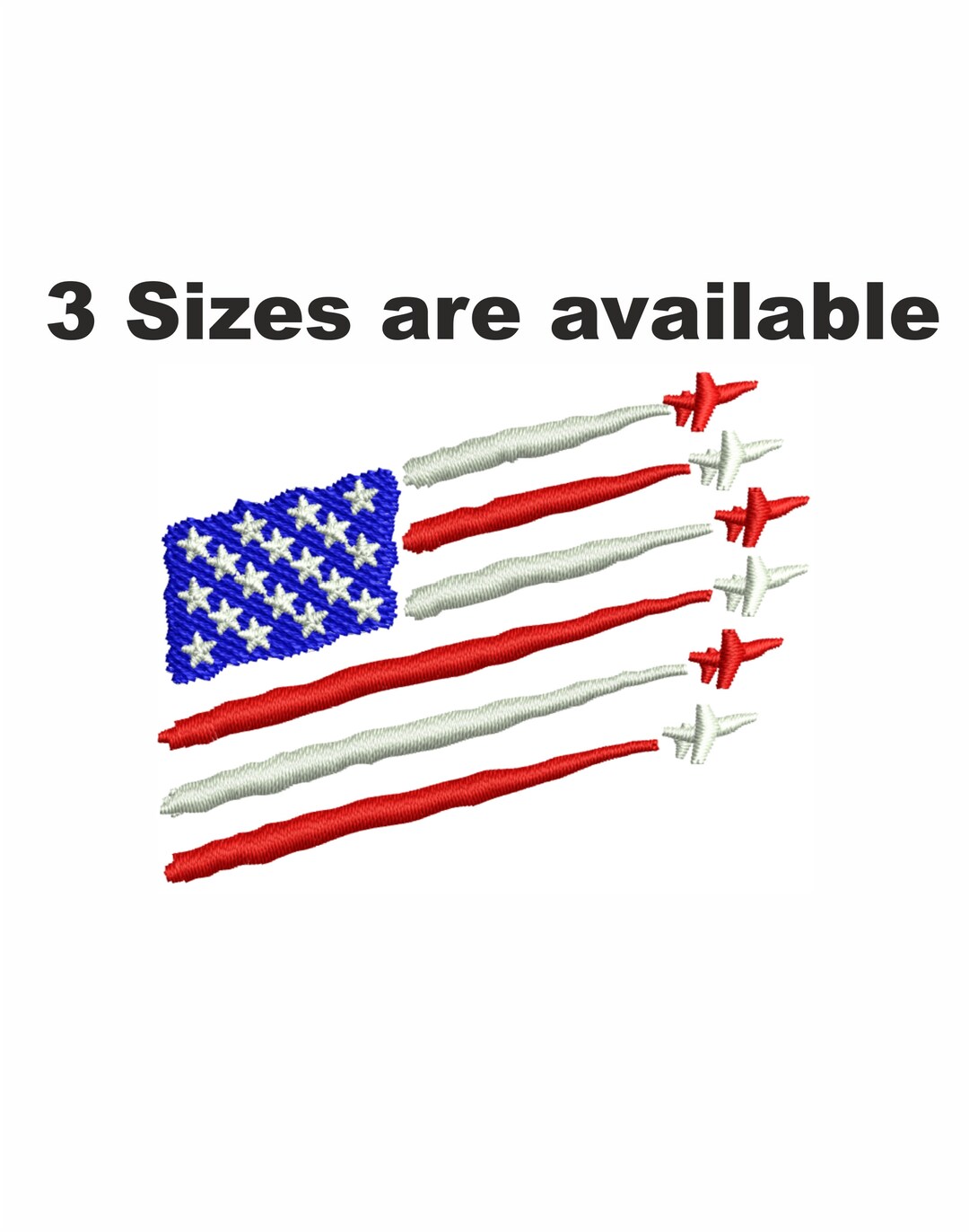 American Flag Embroidery Design | American Flag Dst File | American ...