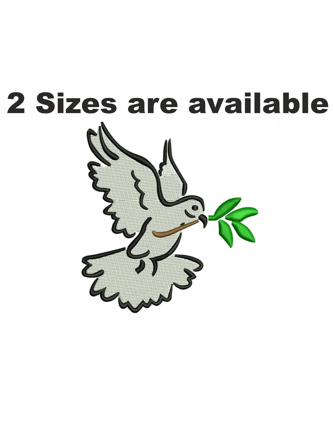 Dove Embroidery Design | Dove Dst File | Dove Jef File | Dove Pes File ...