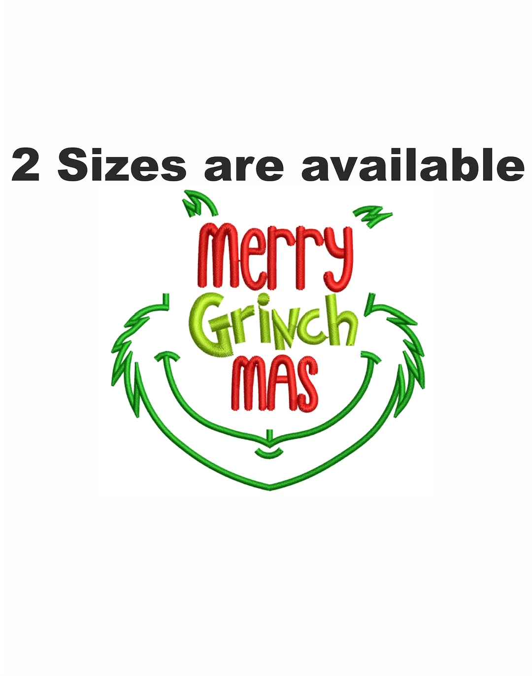 Merry Grinch Mas Embroidery Design Merry Grinch Mas Dst File Jef File ...