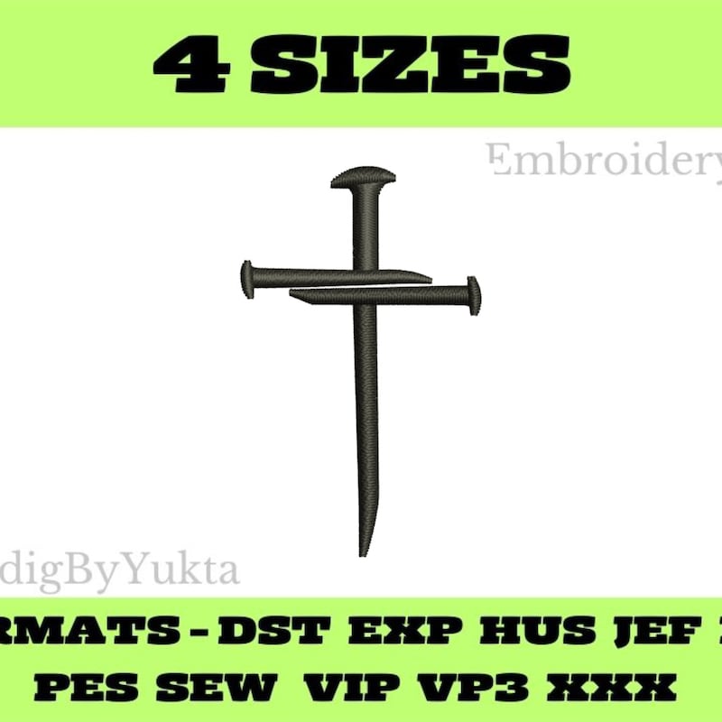 Dst File for a Cross - Etsy